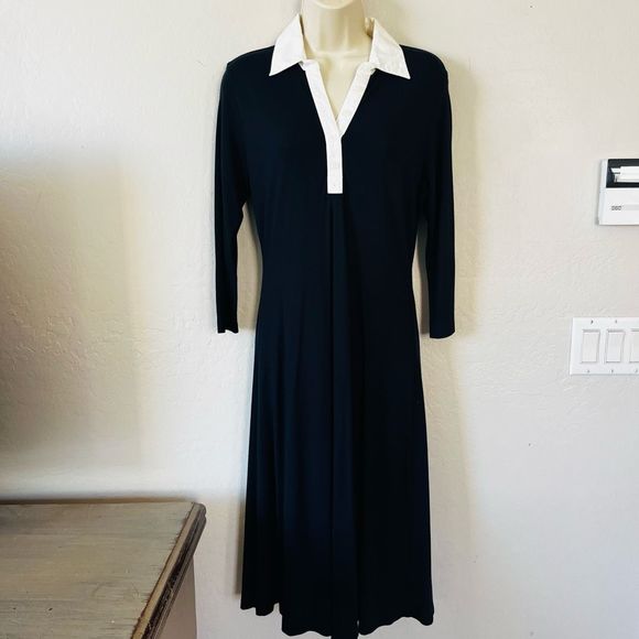 Michael Kors | Dresses | Michael Kors Rugby Shirt Dress In Navy And ...